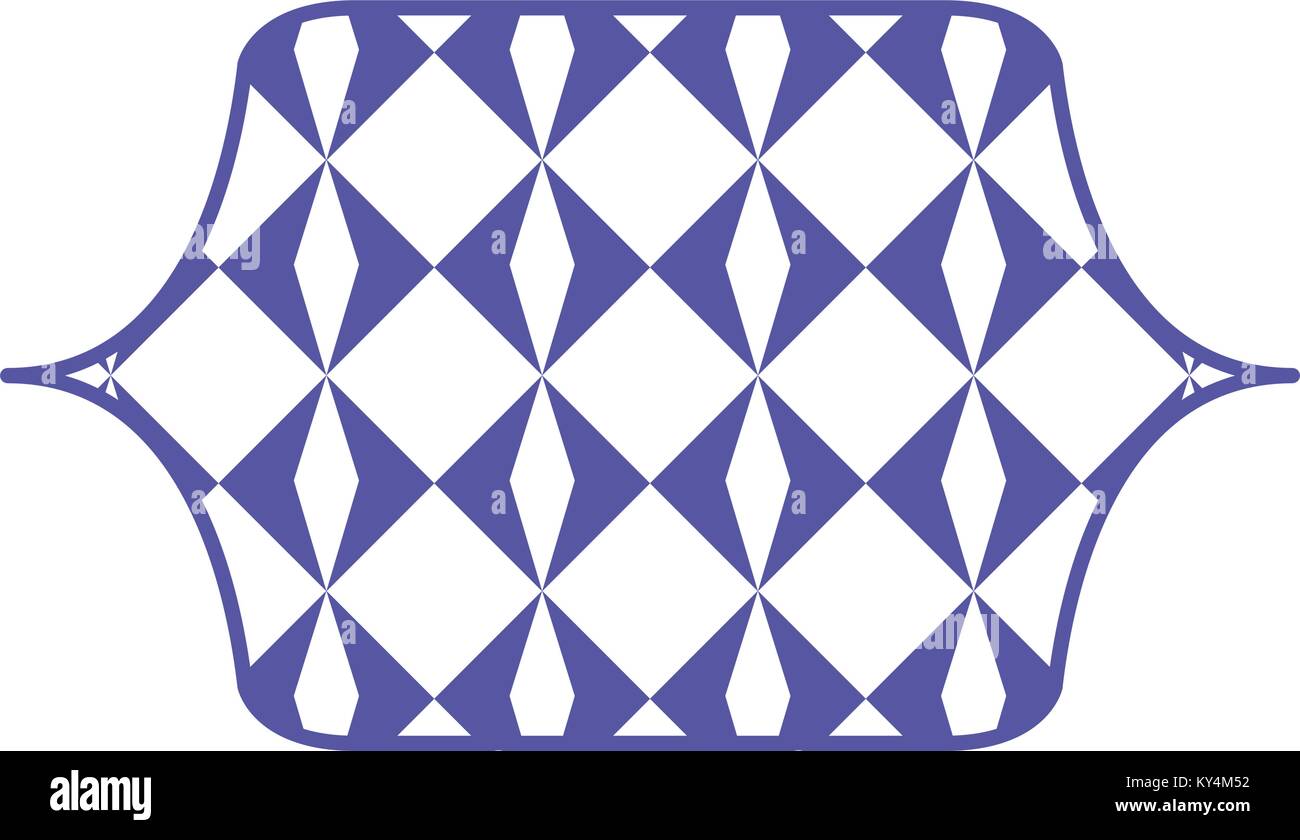 Triangles frame emblem Stock Vector Image & Art - Alamy