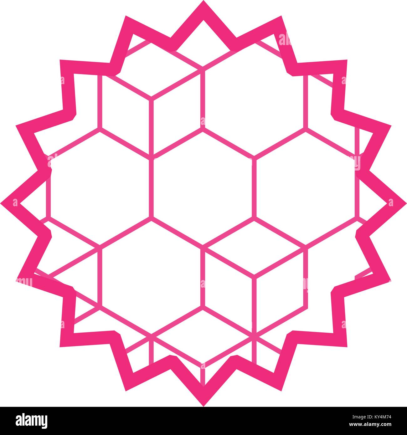 Cubes Abstract frame emblem Stock Vector Image & Art - Alamy