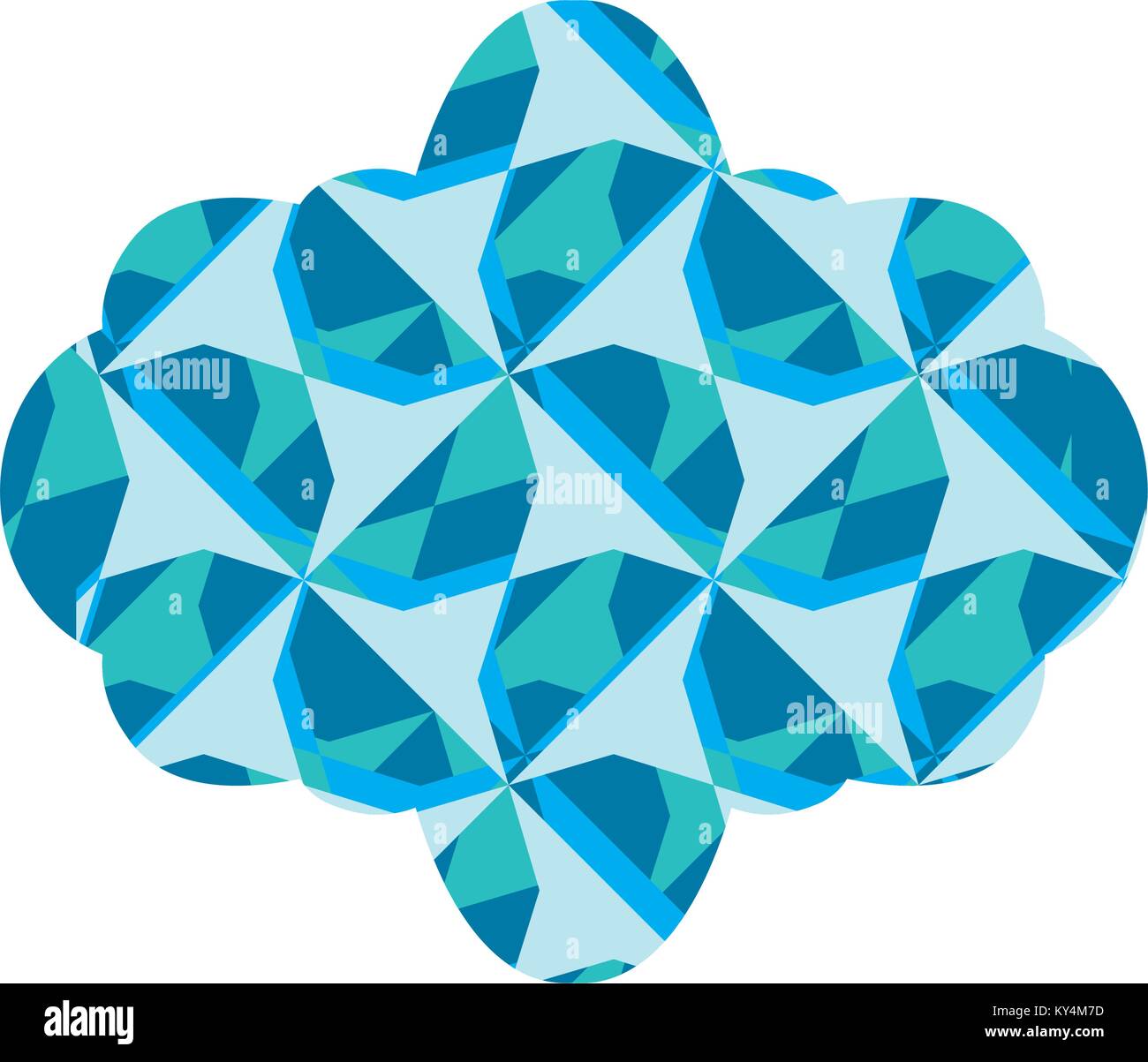 Triangles frame emblem Stock Vector Image & Art - Alamy