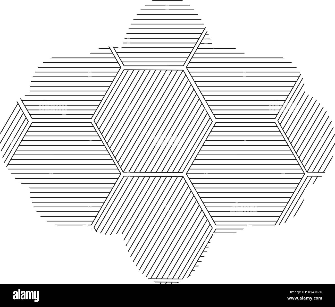 Hive Abstract frame emblem Stock Vector Image & Art - Alamy