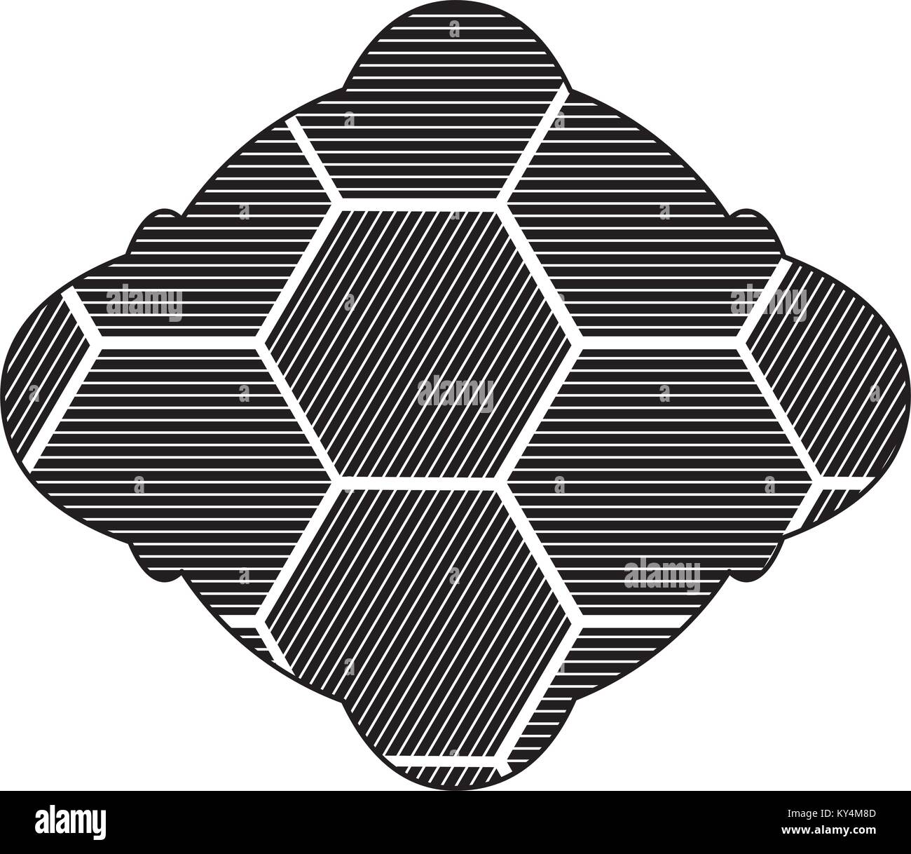 Hive Abstract frame emblem Stock Vector Image & Art - Alamy