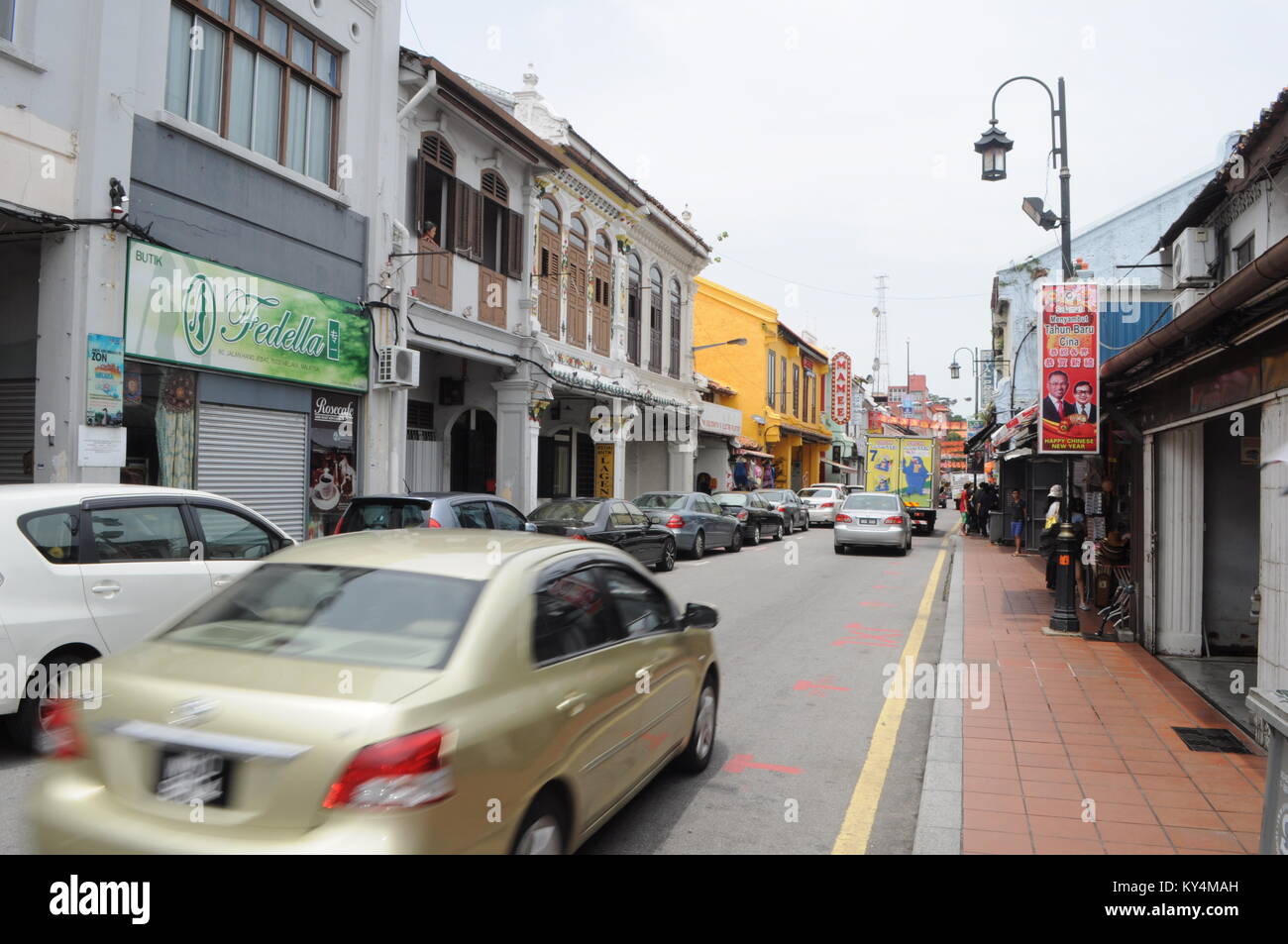 Street scene in Melaka (Malacca) Malaysia Stock Photo - Alamy