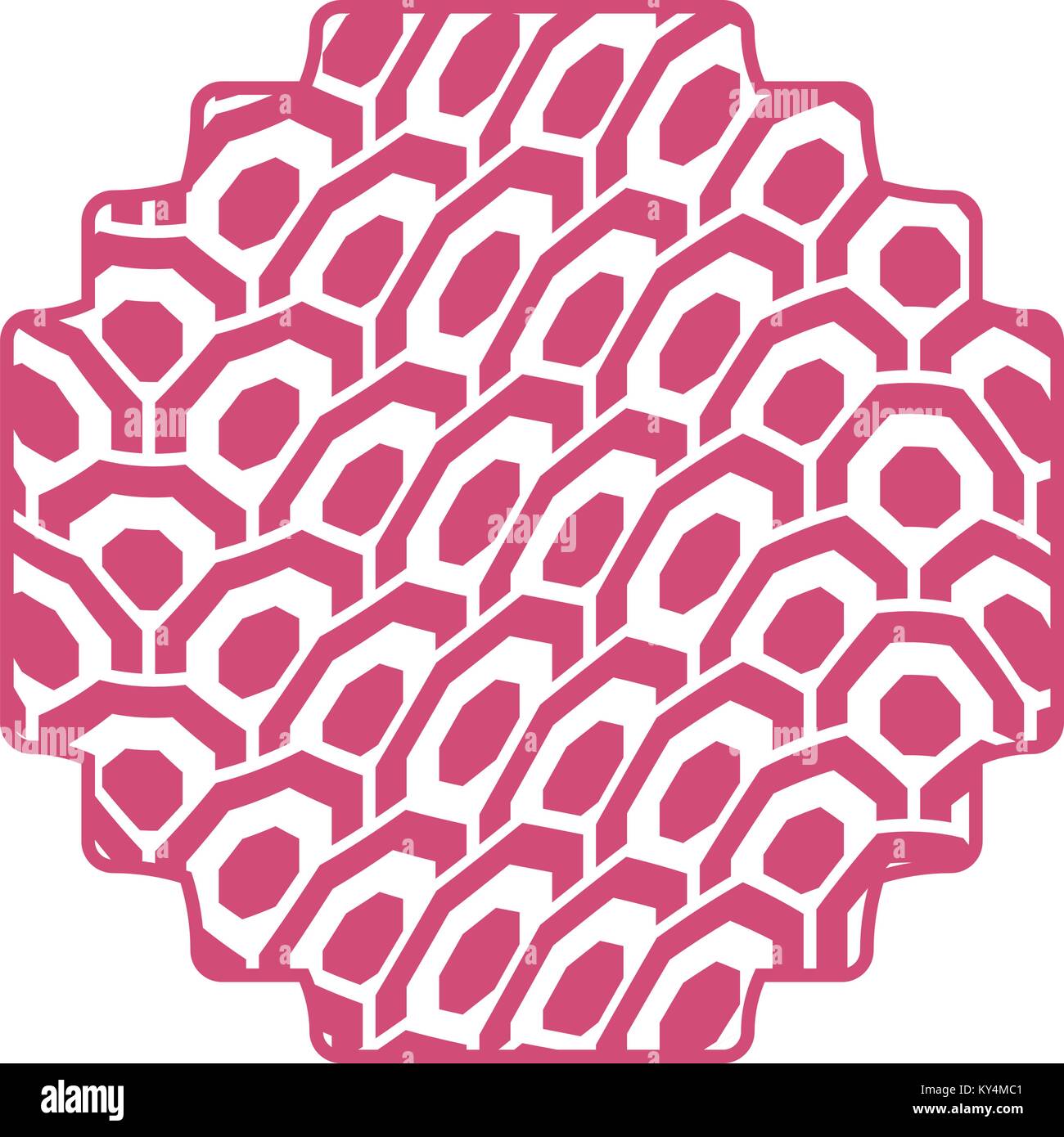 Hive Abstract frame emblem Stock Vector Image & Art - Alamy