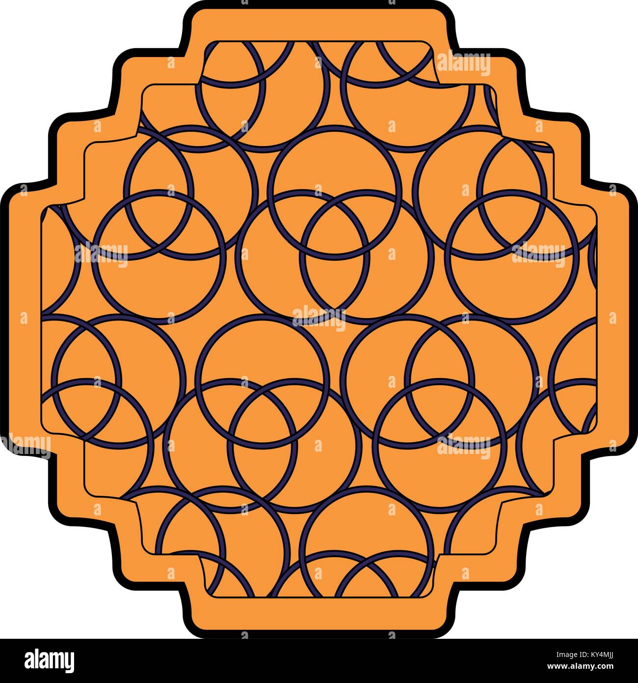 Abstract frame emblem Stock Vector Image & Art - Alamy