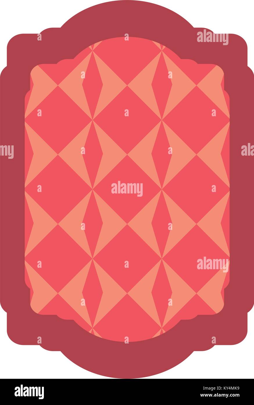 Triangles frame emblem Stock Vector Image & Art - Alamy