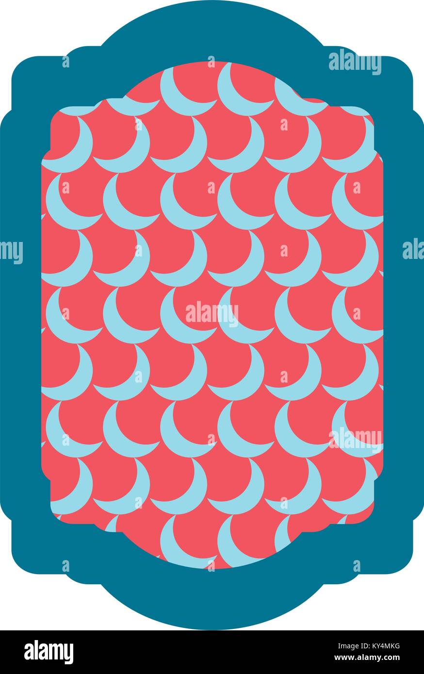 Moon frame emblem Stock Vector Image & Art - Alamy