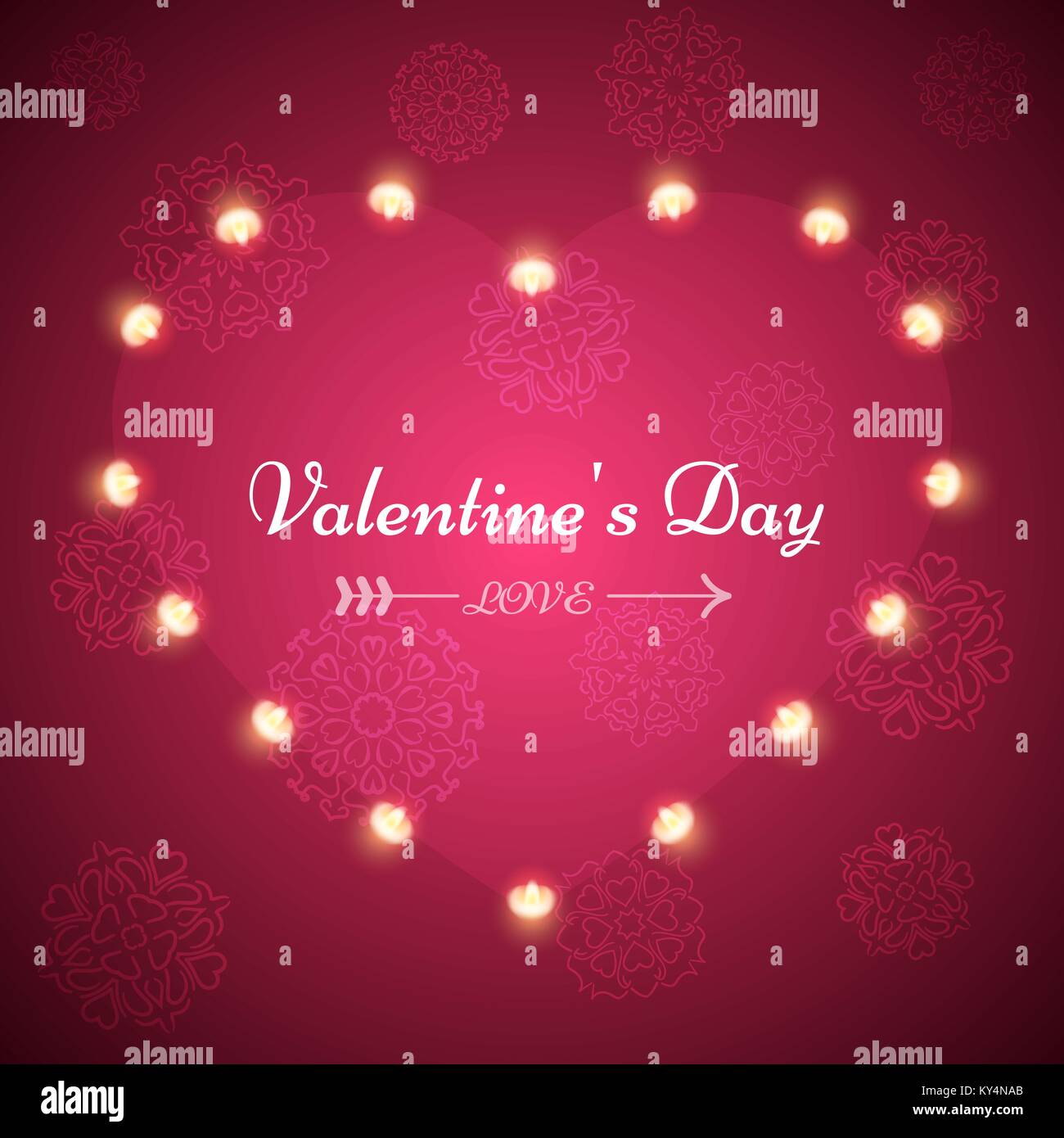 Valentine s Day - light illustration Stock Vector Image & Art - Alamy