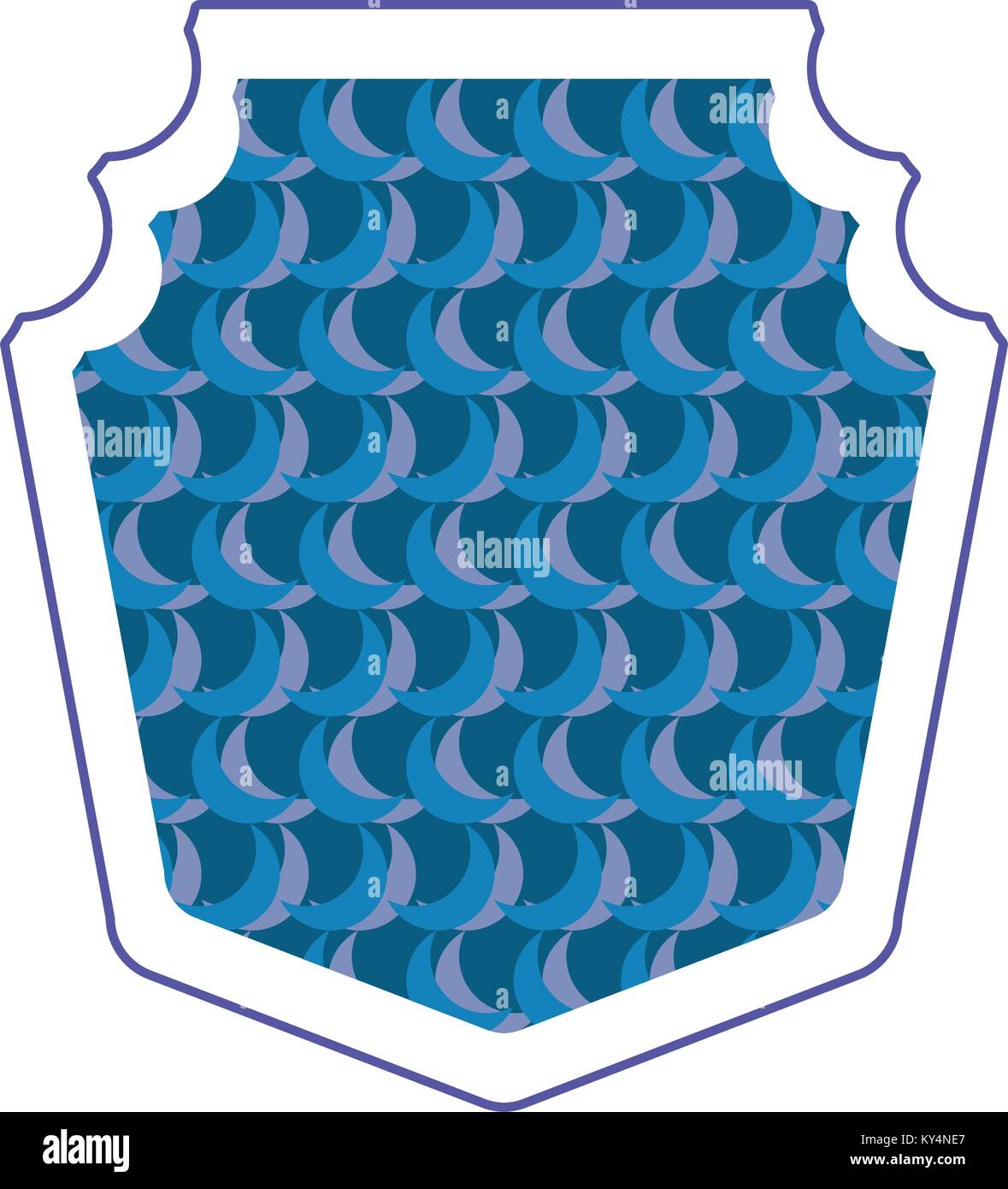 Moon frame emblem Stock Vector Image & Art - Alamy