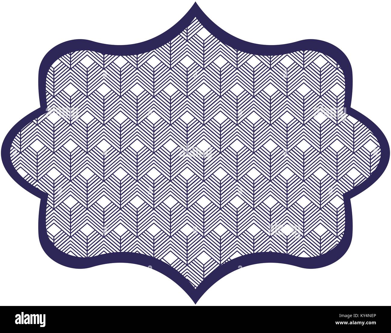 Cubes Abstract frame emblem Stock Vector Image & Art - Alamy