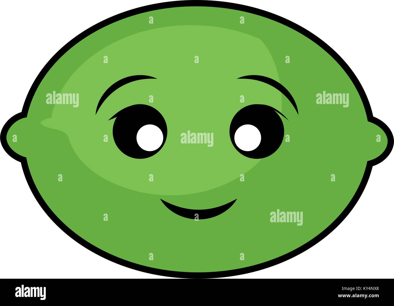 Lemon citric fruit smiling cartoon Stock Vector Image & Art - Alamy