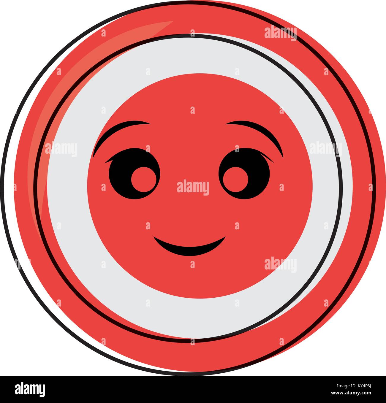 Target dartboard symbol smiling cartoon Stock Vector Image & Art - Alamy
