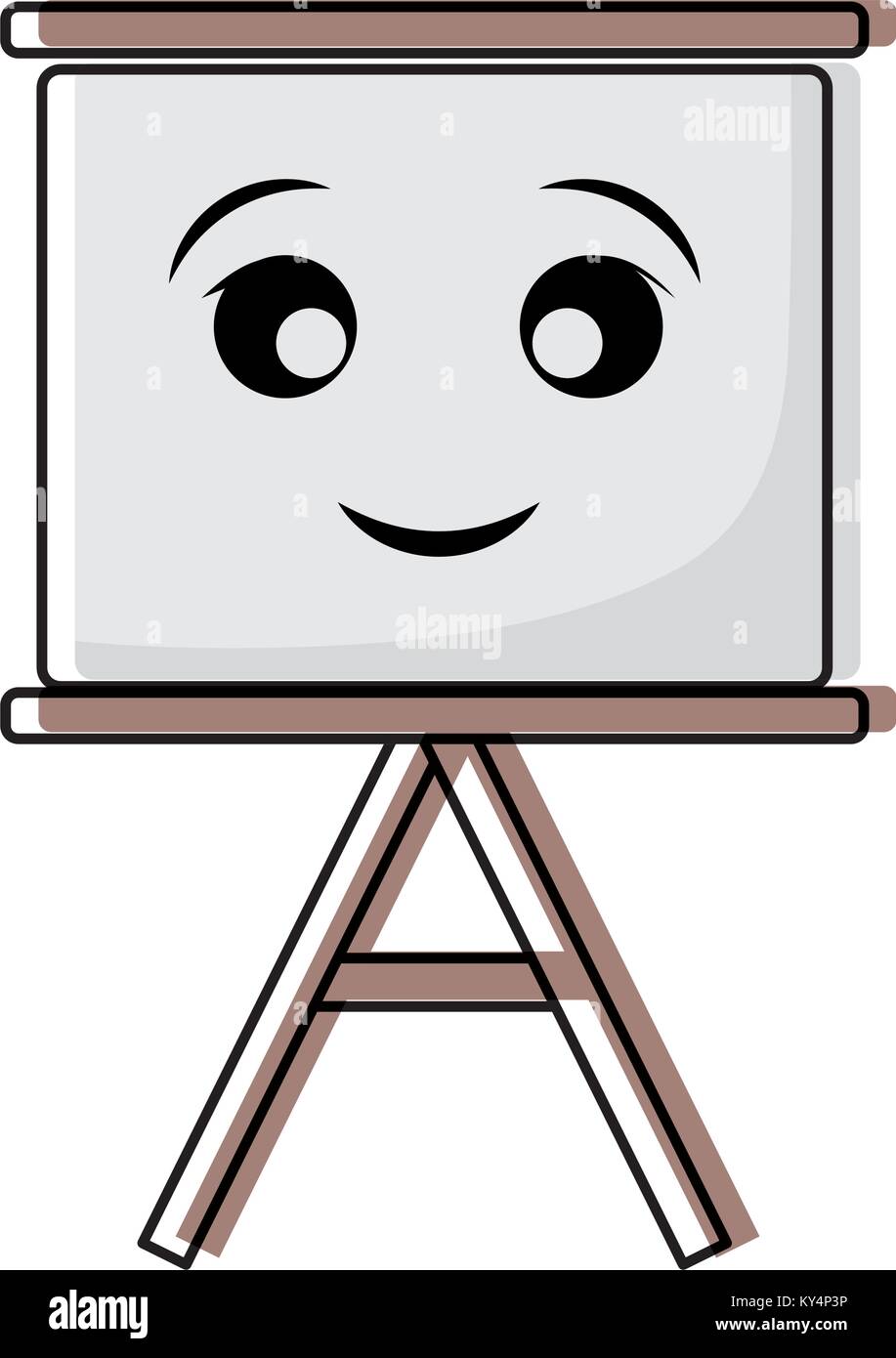 Empty whiteboard school cartoon hi-res stock photography and images - Alamy