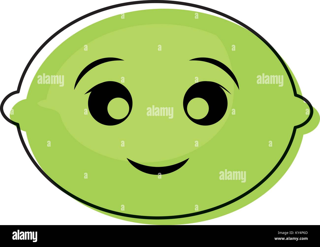 Lemon citric fruit smiling cartoon Stock Vector Image & Art - Alamy