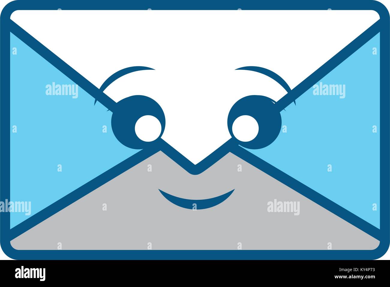 Email or mail symbol smiling cartoon Stock Vector Image & Art - Alamy