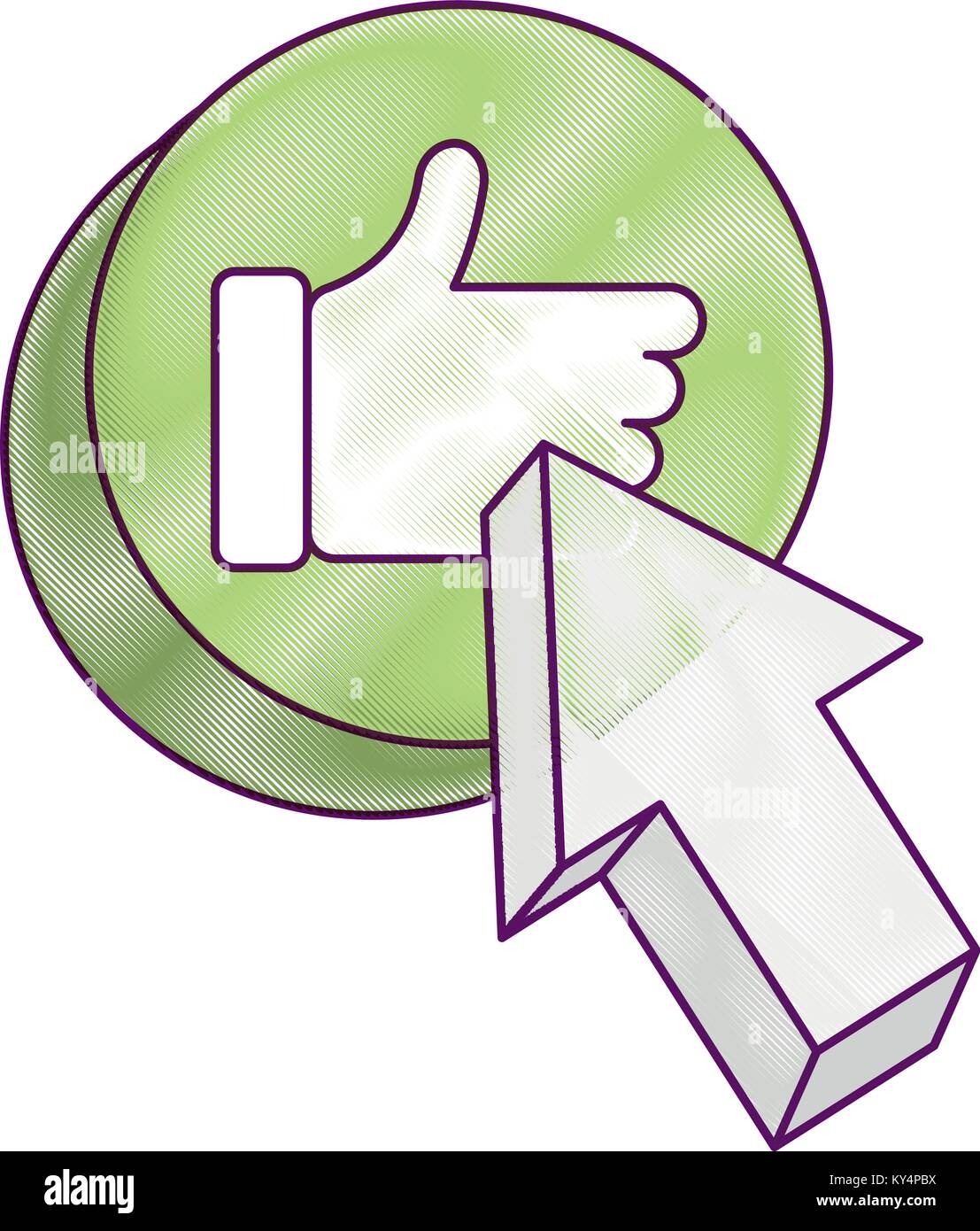 Hand drawn arrow like hi-res stock photography and images - Alamy