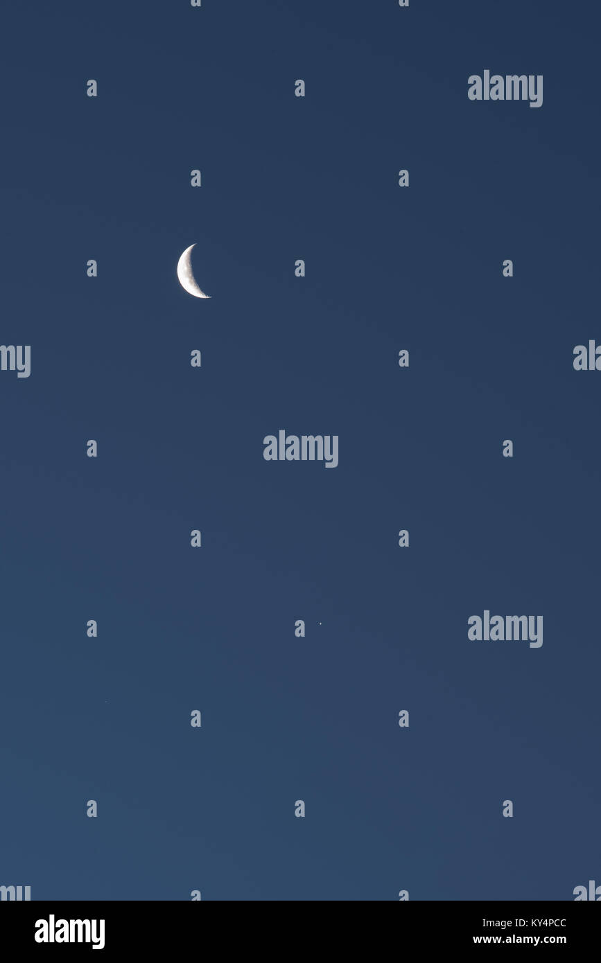 Moon on sky Stock Photo - Alamy