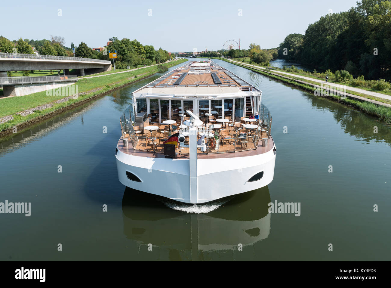 The danube canal passenger hi-res stock photography and images - Alamy