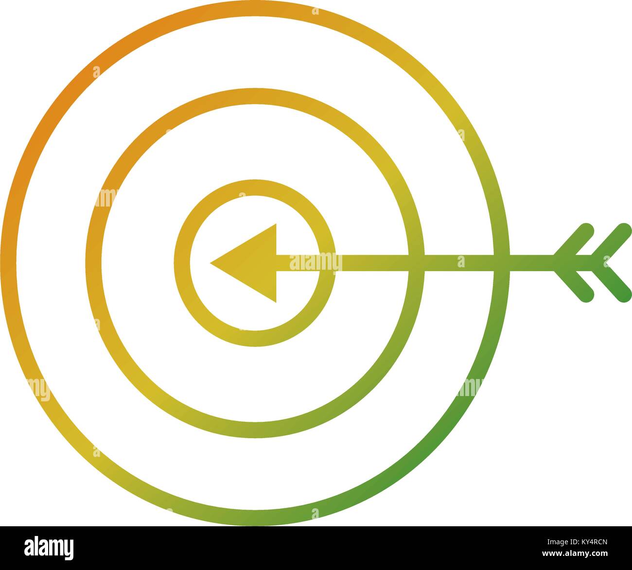 target arrow marketing business strategy vector illustration Stock ...