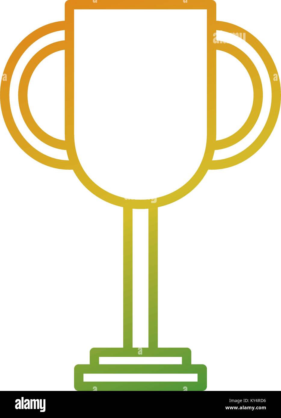 trophy award winner competition icon vector illustration Stock Vector ...