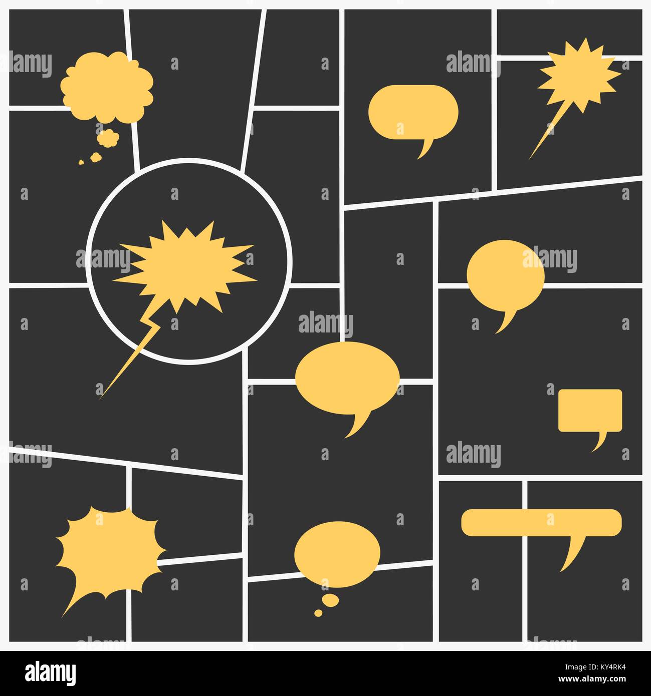 Spoken communication Stock Vector Images - Alamy