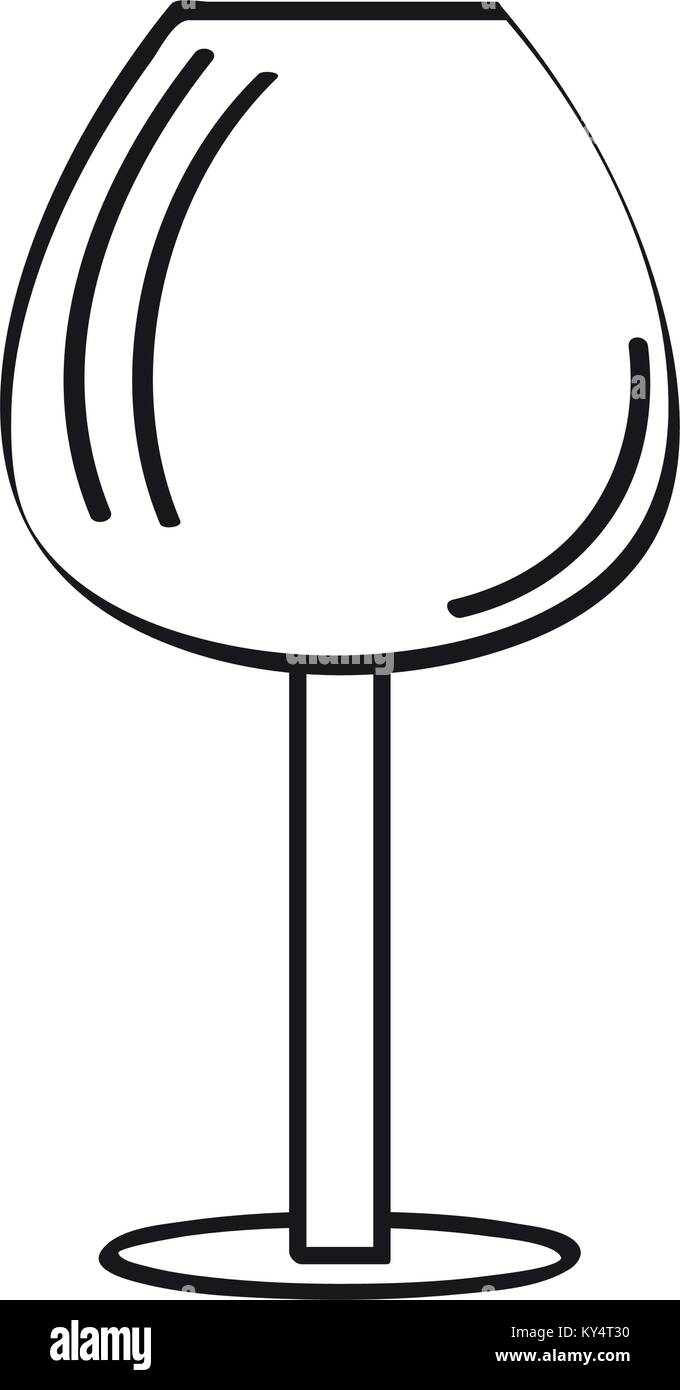 Cocktail glass outline Stock Vector Image & Art - Alamy