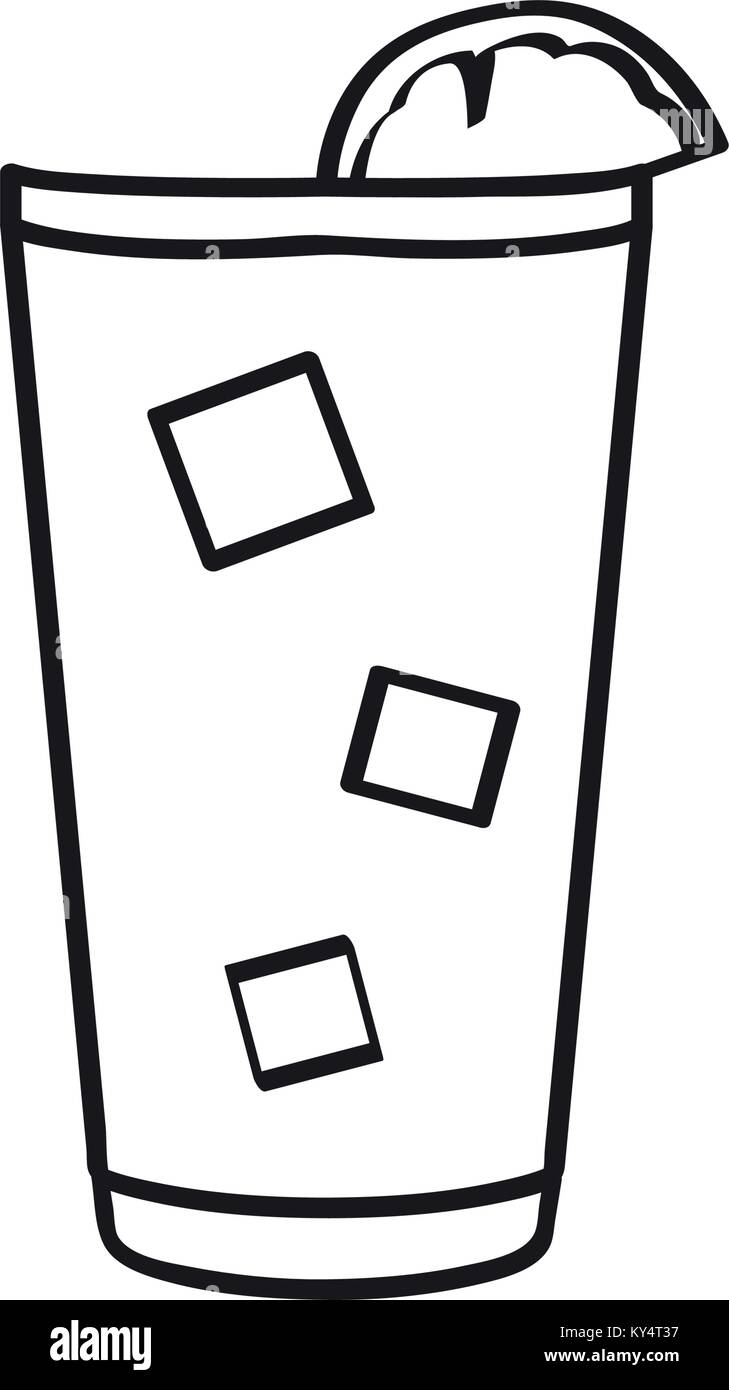 Outline of a cocktail Stock Vector Image & Art - Alamy