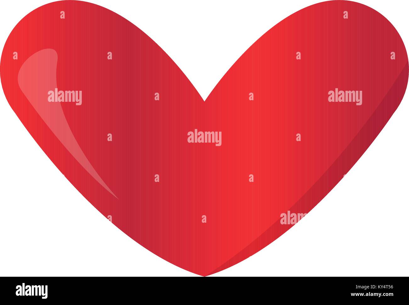 Isolated heart shape Stock Vector Image & Art - Alamy
