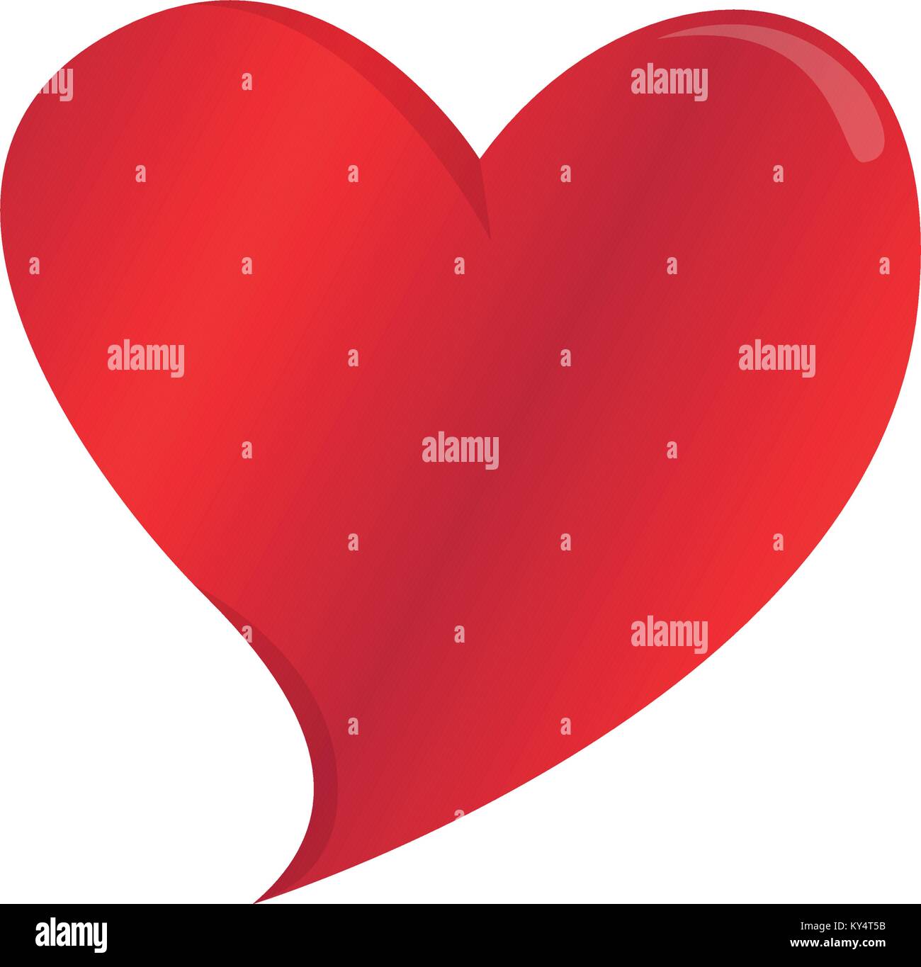 Isolated heart shape Stock Vector Image & Art - Alamy