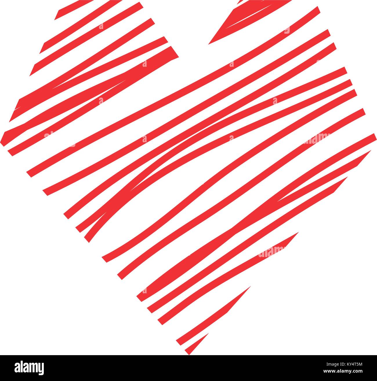 Isolated heart shape Stock Vector Image & Art - Alamy