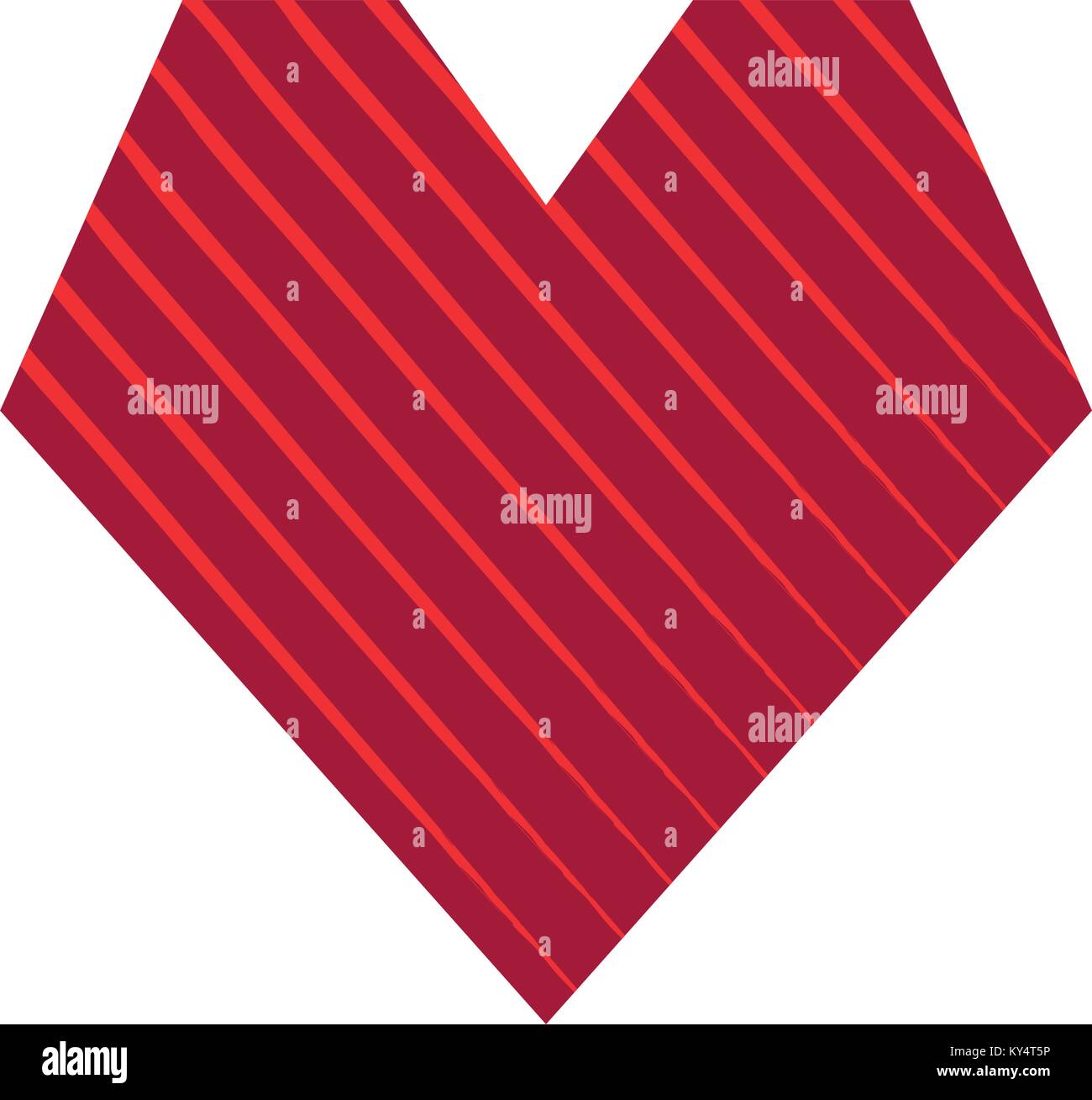 Isolated heart shape Stock Vector Image & Art - Alamy