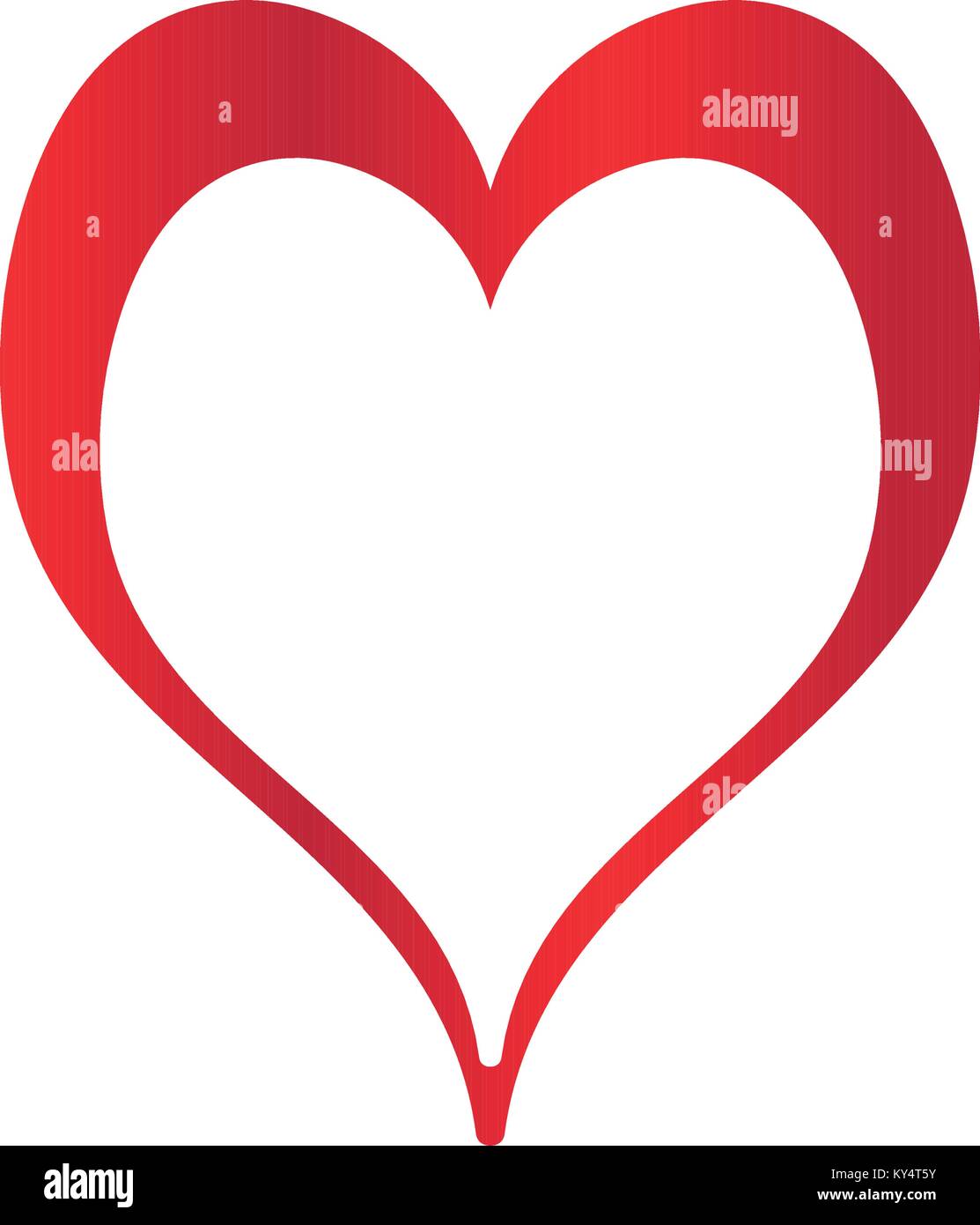 Isolated heart shape Stock Vector Image & Art - Alamy