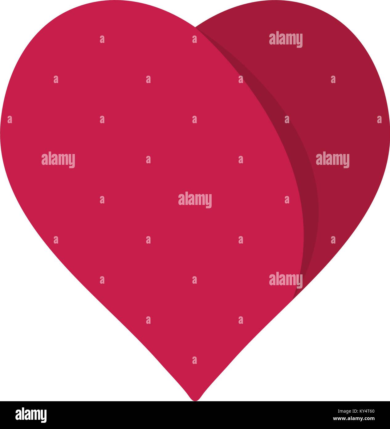 Isolated heart shape Stock Vector Image & Art - Alamy