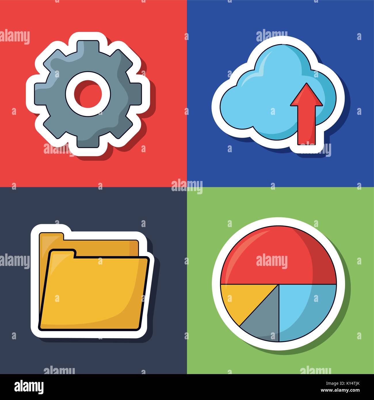 Network optimisation Stock Vector Images - Alamy