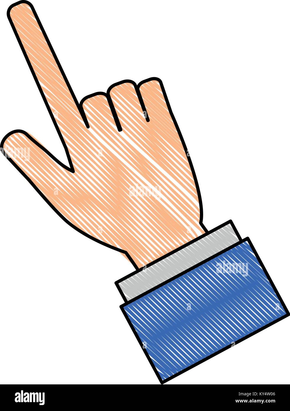 hand human index icon vector illustration design Stock Vector Image ...