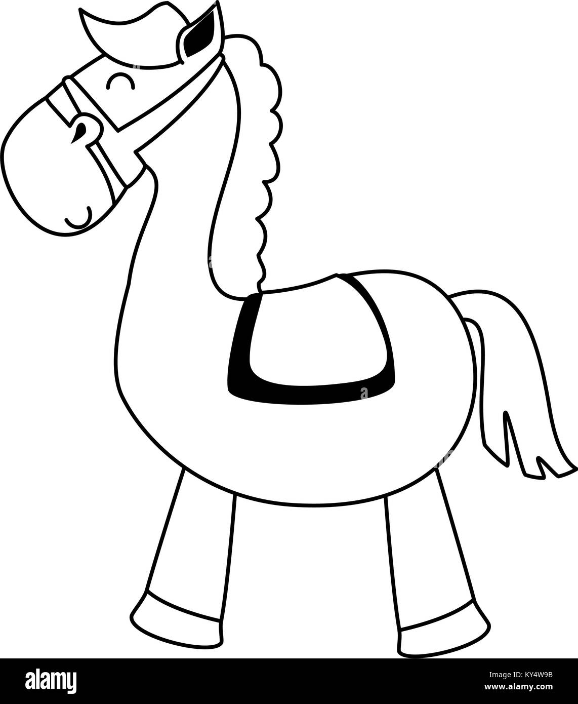 Antique horse image Stock Vector Images - Alamy