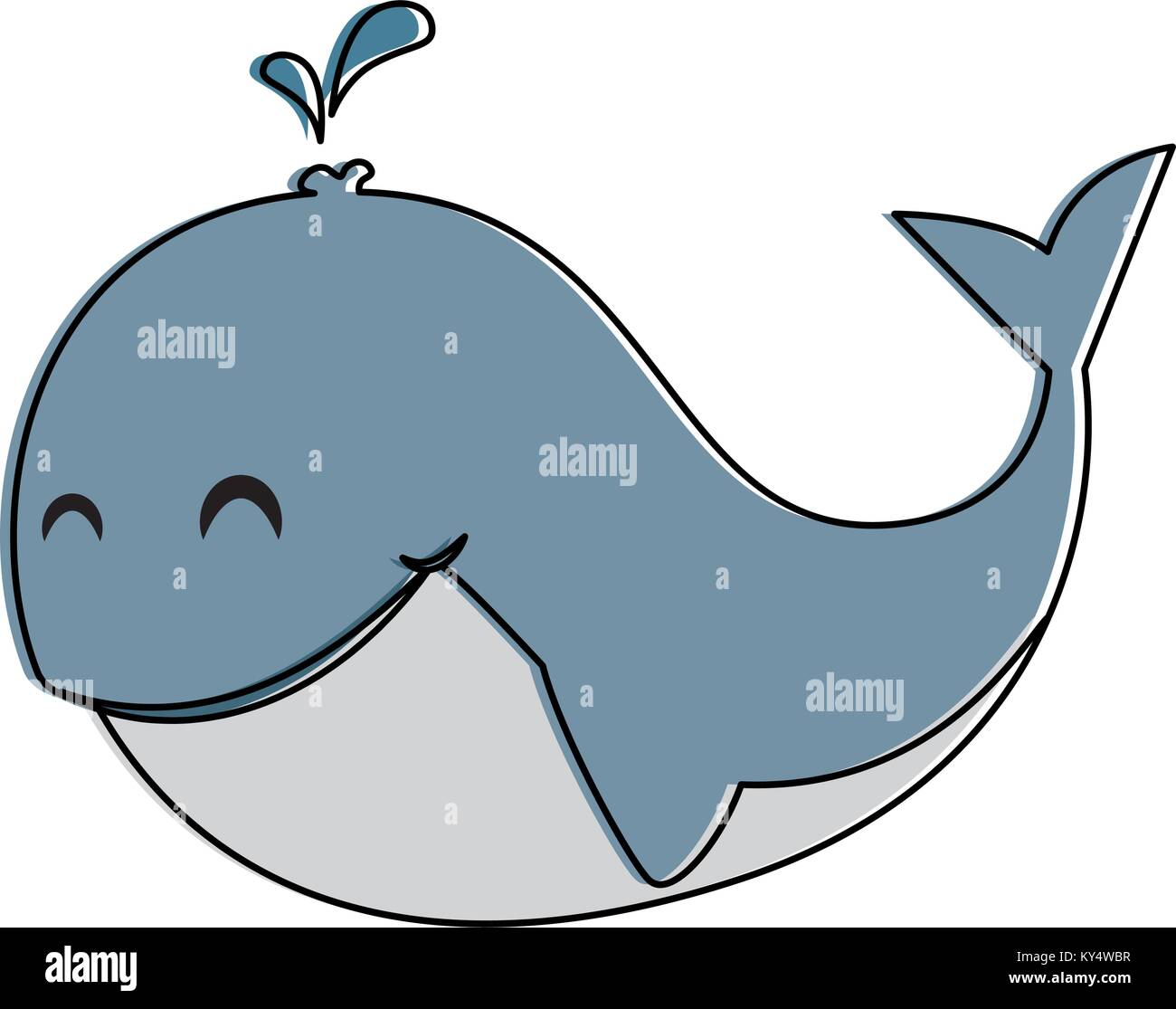 cute little whale icon Stock Vector Image & Art - Alamy