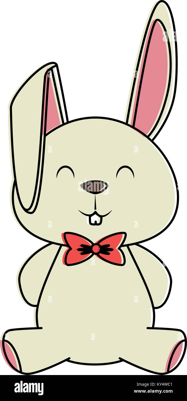 cute little rabbit icon Stock Vector Image & Art - Alamy