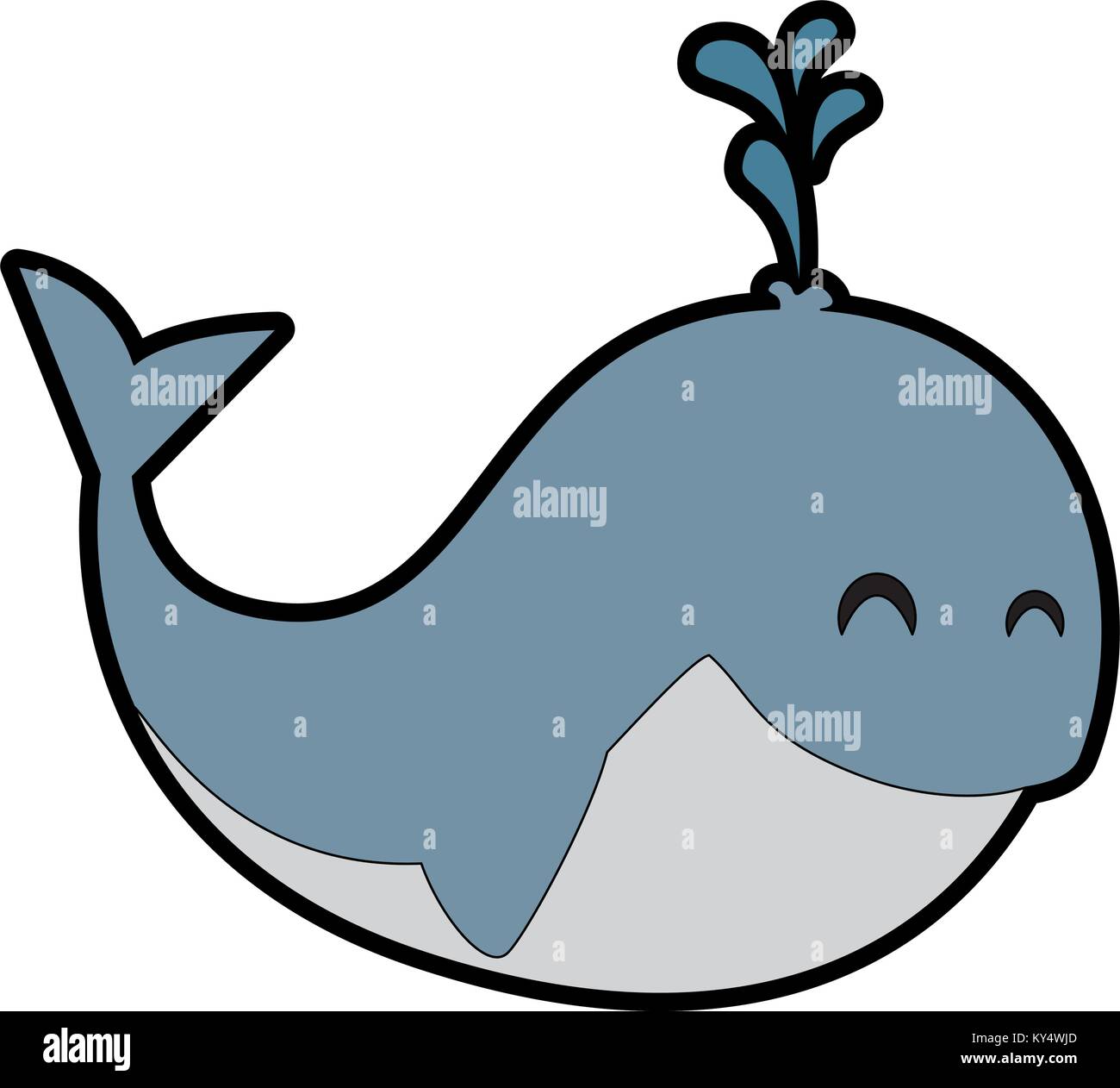 cute little whale icon vector illustration design Stock Vector Image ...