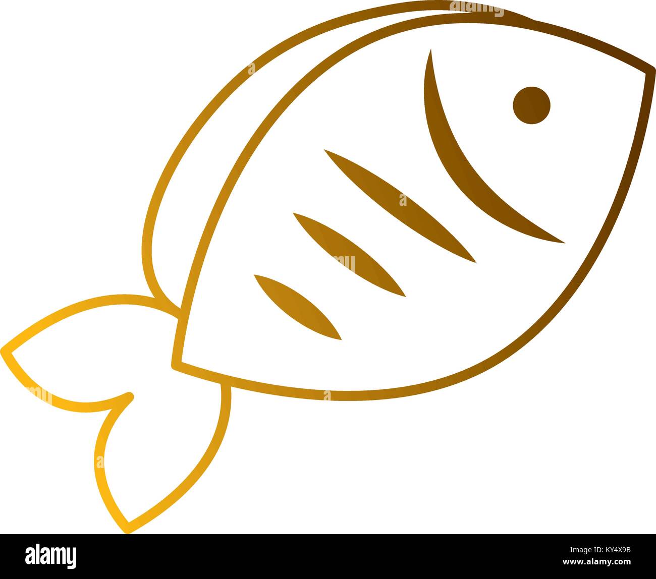 fish seafood fresh nutrition icon vector illustration Stock Vector ...