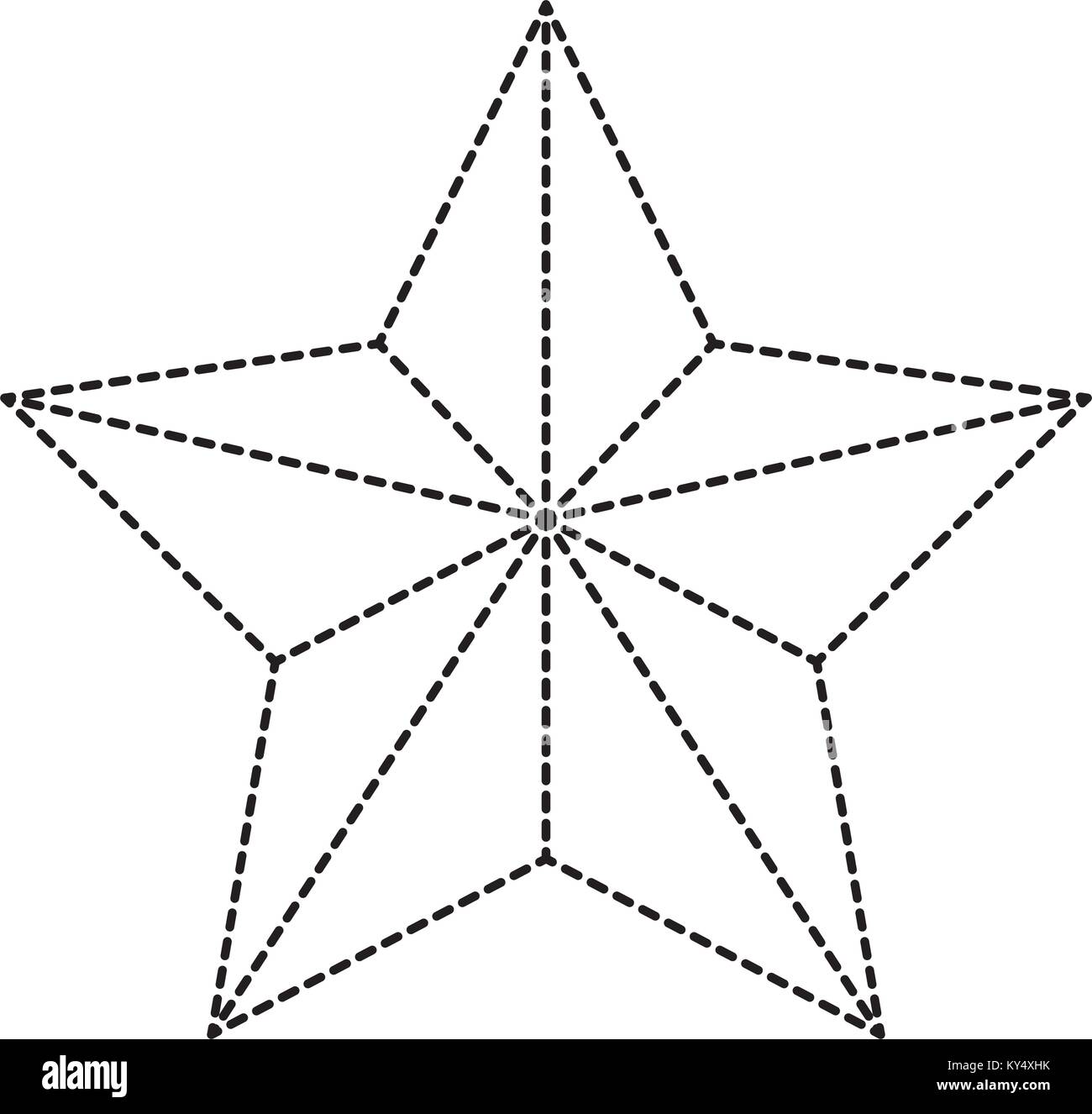 christmas star decorative icon vector illustration design Stock Vector ...