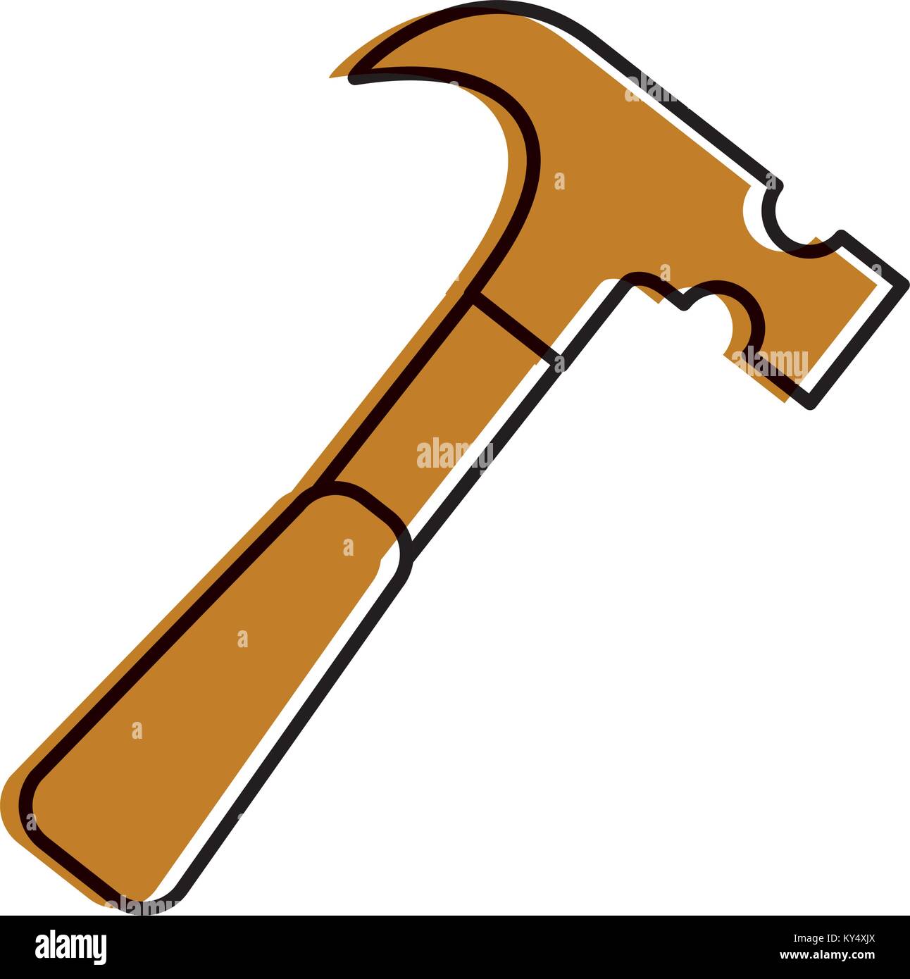 tool construction carpentry hammer icon Stock Vector Image & Art - Alamy