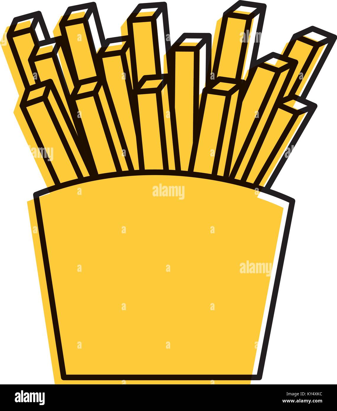 Burger in box fry Stock Vector Images - Alamy