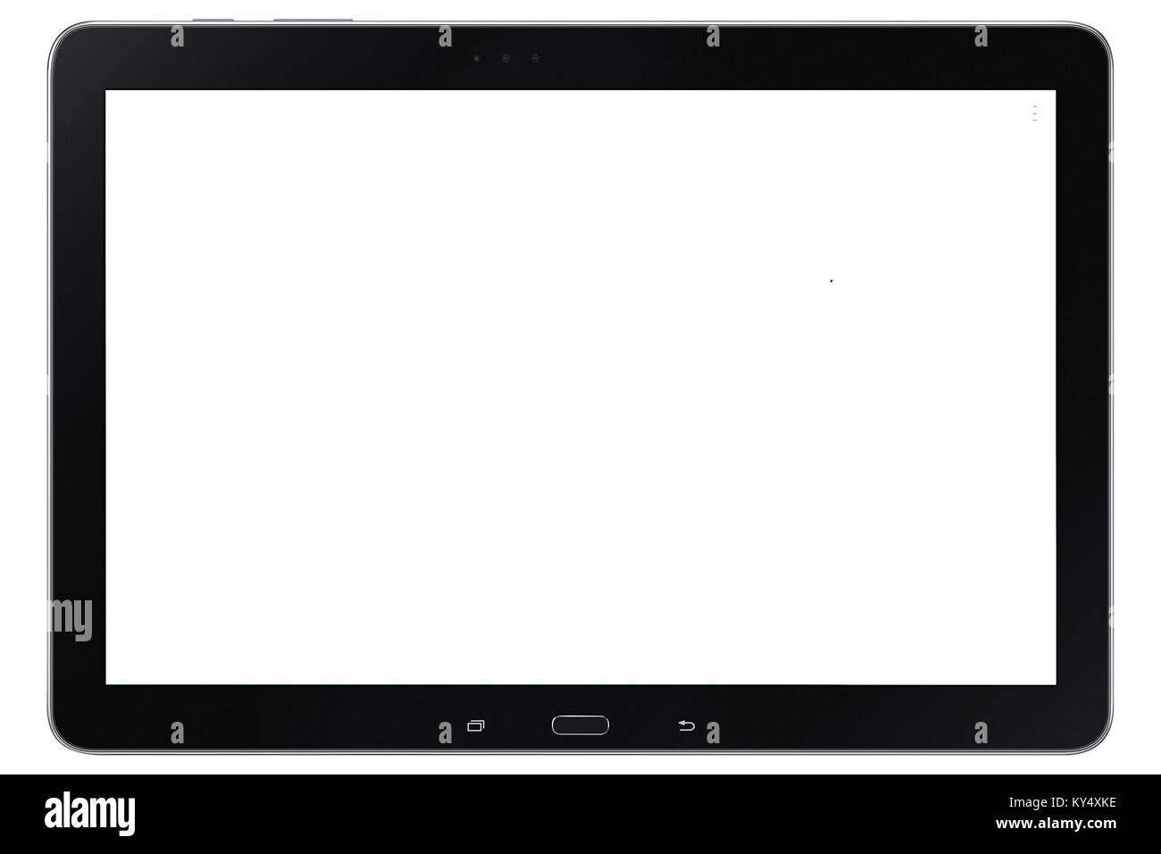 Tablet computer isolated on white background Stock Photo - Alamy