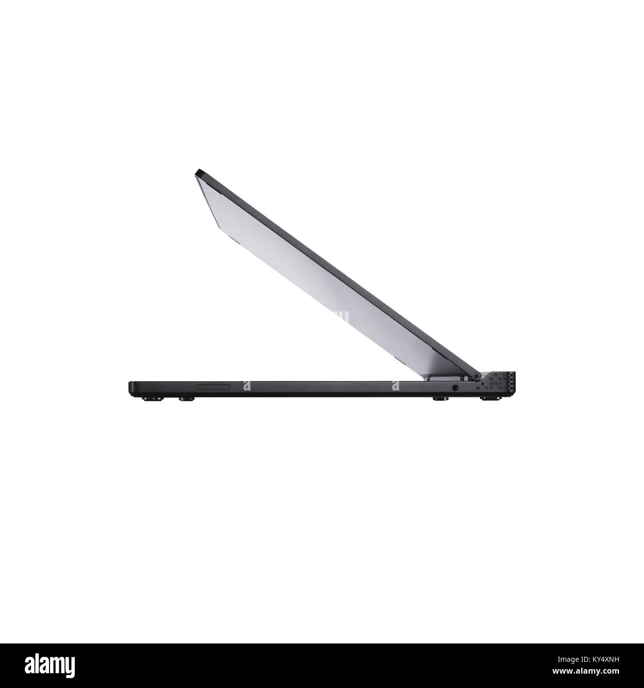 Laptop computer isolated on white background Stock Photo - Alamy