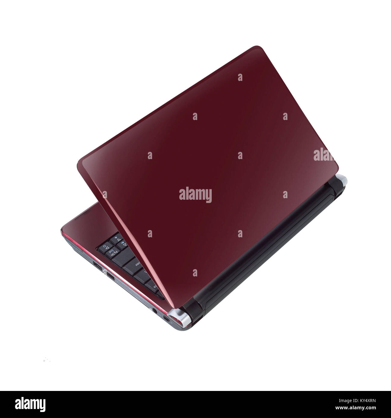 Laptop computer isolated on white background Stock Photo - Alamy