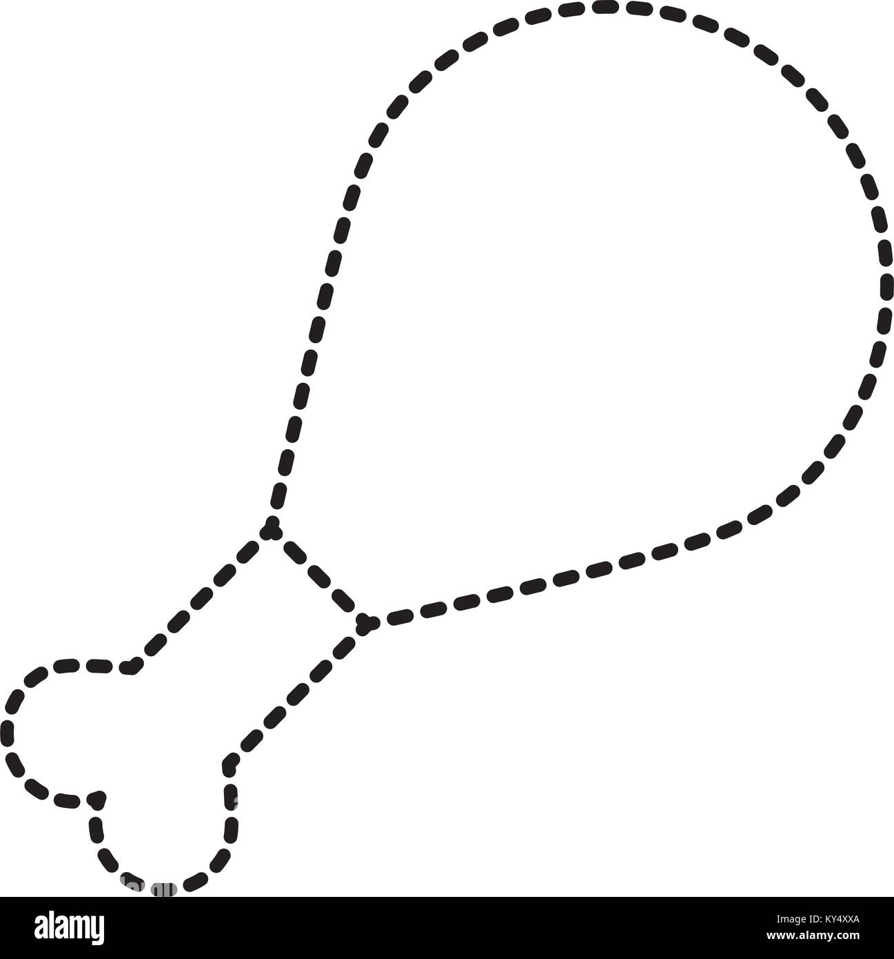 Fried egg chicken line Cut Out Stock Images & Pictures - Alamy