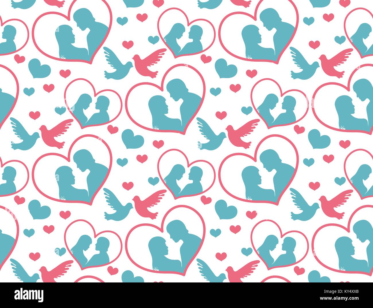 Love patterns Stock Vector Images - Alamy