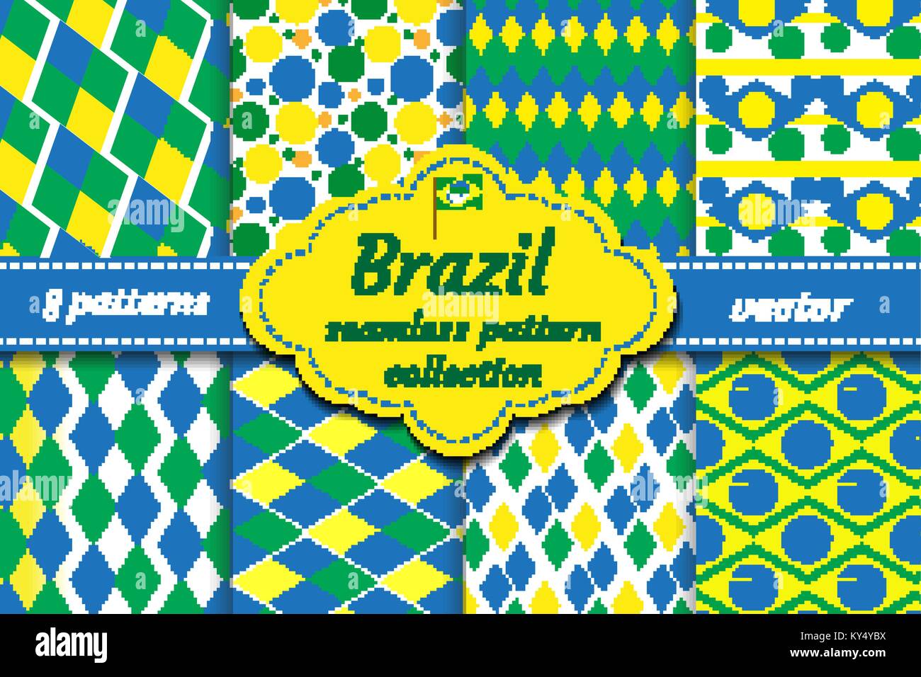 Brasil flag beauty Stock Vector Images - Alamy