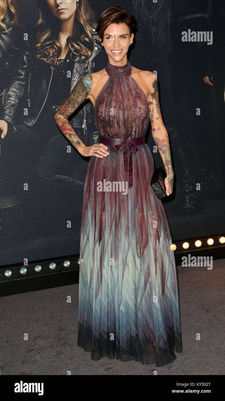 Celebrities attend 'Pitch Perfect 3' film premiere at Dolby Theatre in ...