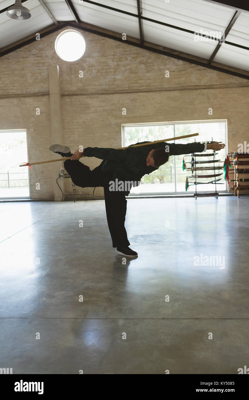 Kung fu stick fighter hi-res stock photography and images - Alamy